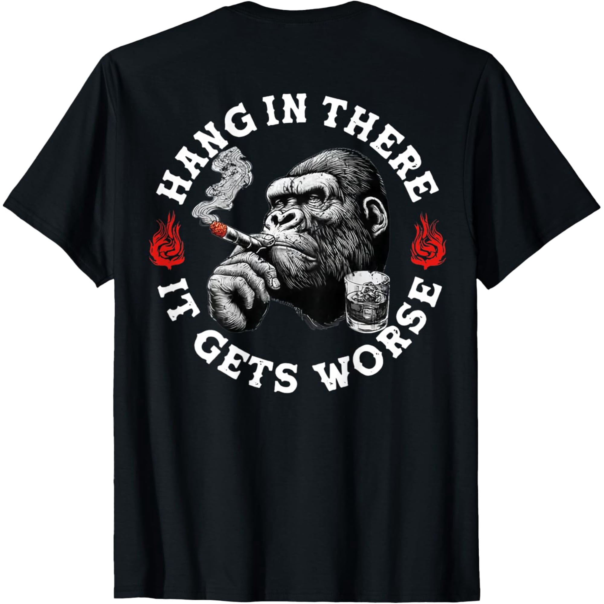 Click here for Alvord Hang In There It Gets Worse Monkey (On Back... prices