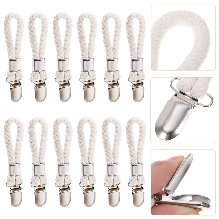 Metal Hanging Clips 12 Pack Metal Towel Clips With Loops - Black Cinch ...