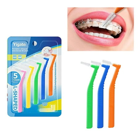 20pcs Orthodontics Braces Interdental Brush Clean Between Teeth Mini ...