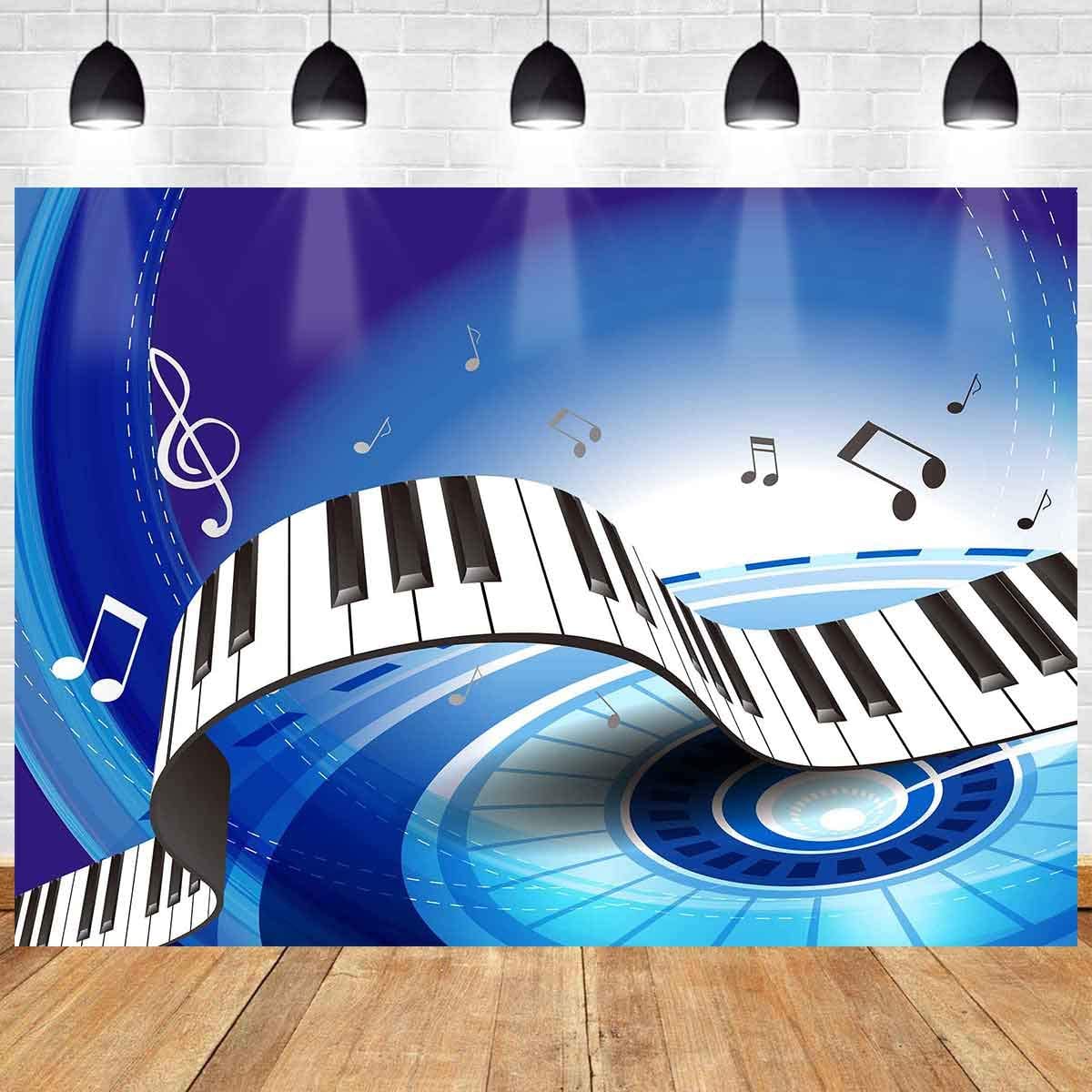 Music Background for Music Party Decorations Meets 7x5ft Abstract ...