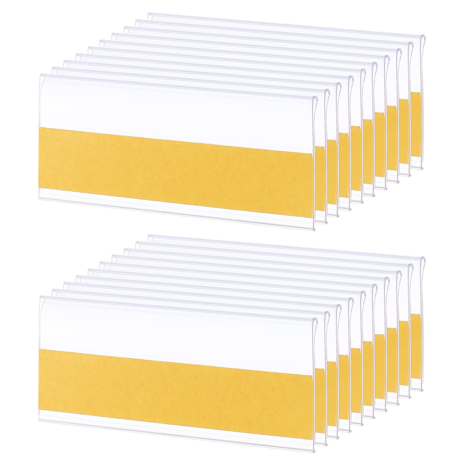 Click here for Uxcell 30 Pcs Self Adhesive Label Holder 3 X 1.2 I... prices