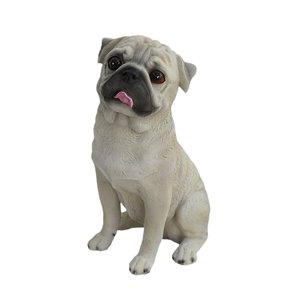 Tnarru Dog Statue Animal Sculpture Pug Statue for Dog Lovers Dog ...