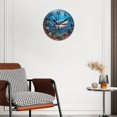 12 Inch Wall Clock Battery Operated Round Clock for Office, Kitchen ...
