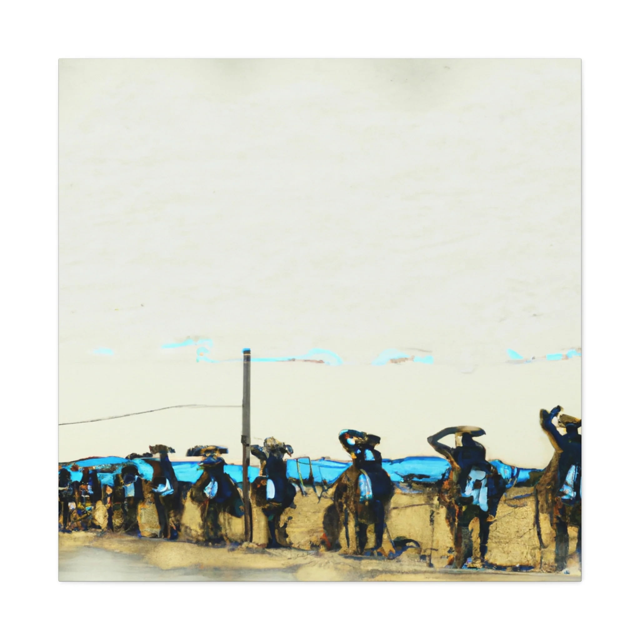 Picket Line Protest Art - Canvas - Walmart.com