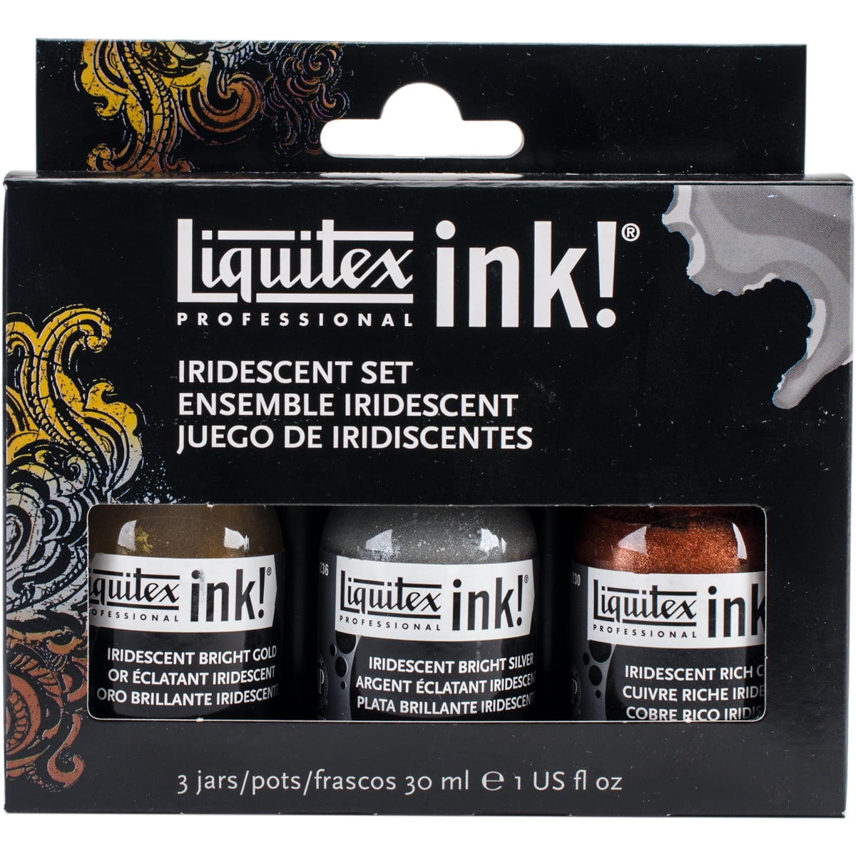 Liquitex Professional Acrylic Ink Sets 30Ml 3/Pkg-Iridescent | Walmart ...