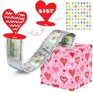 Money Box Cash Gift Pull Cash Gift Box Cash Gift Black Money Clip Cash ...