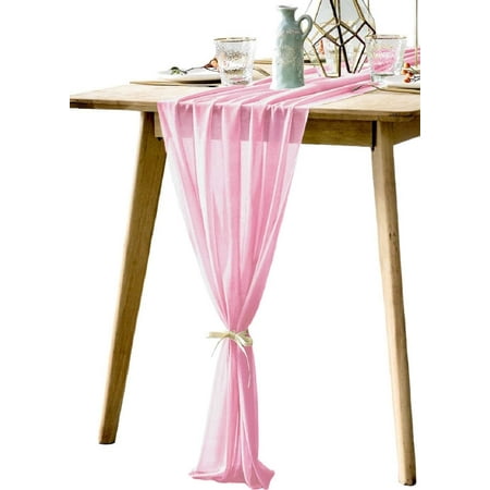 Gorgeous Light Pink Table Runner 30x120 Inch for Pastel Pink Rose Chic ...