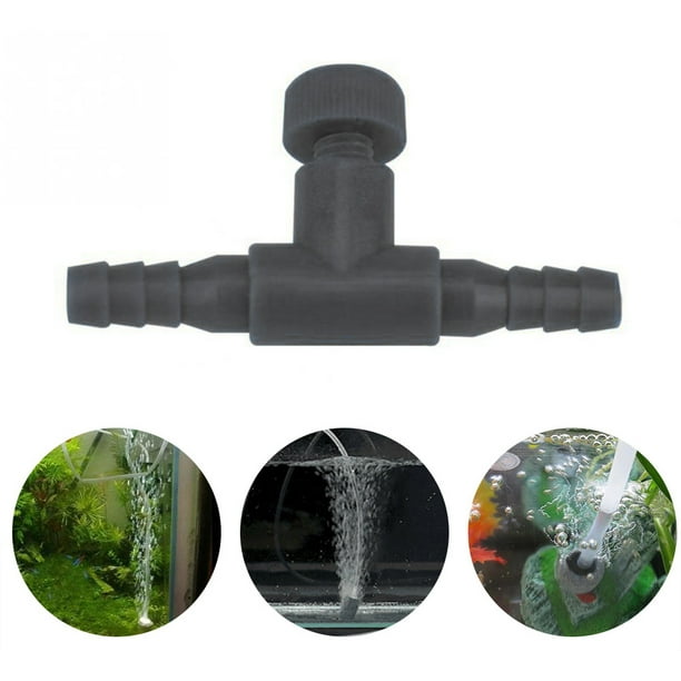 Clairlio Plastic Aquarium Prop Air Valve Fish Tank Airline Flow Control ...