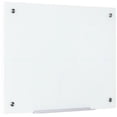 Bi-Silque Magnetic Glass Dry Erase Board 48" (4 ft) Width x 72" (6 ft ...
