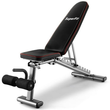 IRONMAN Triathlon X-Class Olympic Weight Bench with Detachable Leg Hold ...