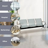 Kinbor 3-Seat Airport Reception Chairs Waiting Room Chair, Reception ...