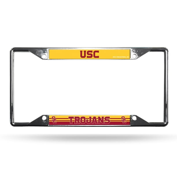 Rico - Southern California USC Trojans Chrome EZ View License Plate ...