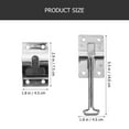 Rv Camping Trailer Door Lock Locks Holder Metal Catch Galvanized Fixed ...