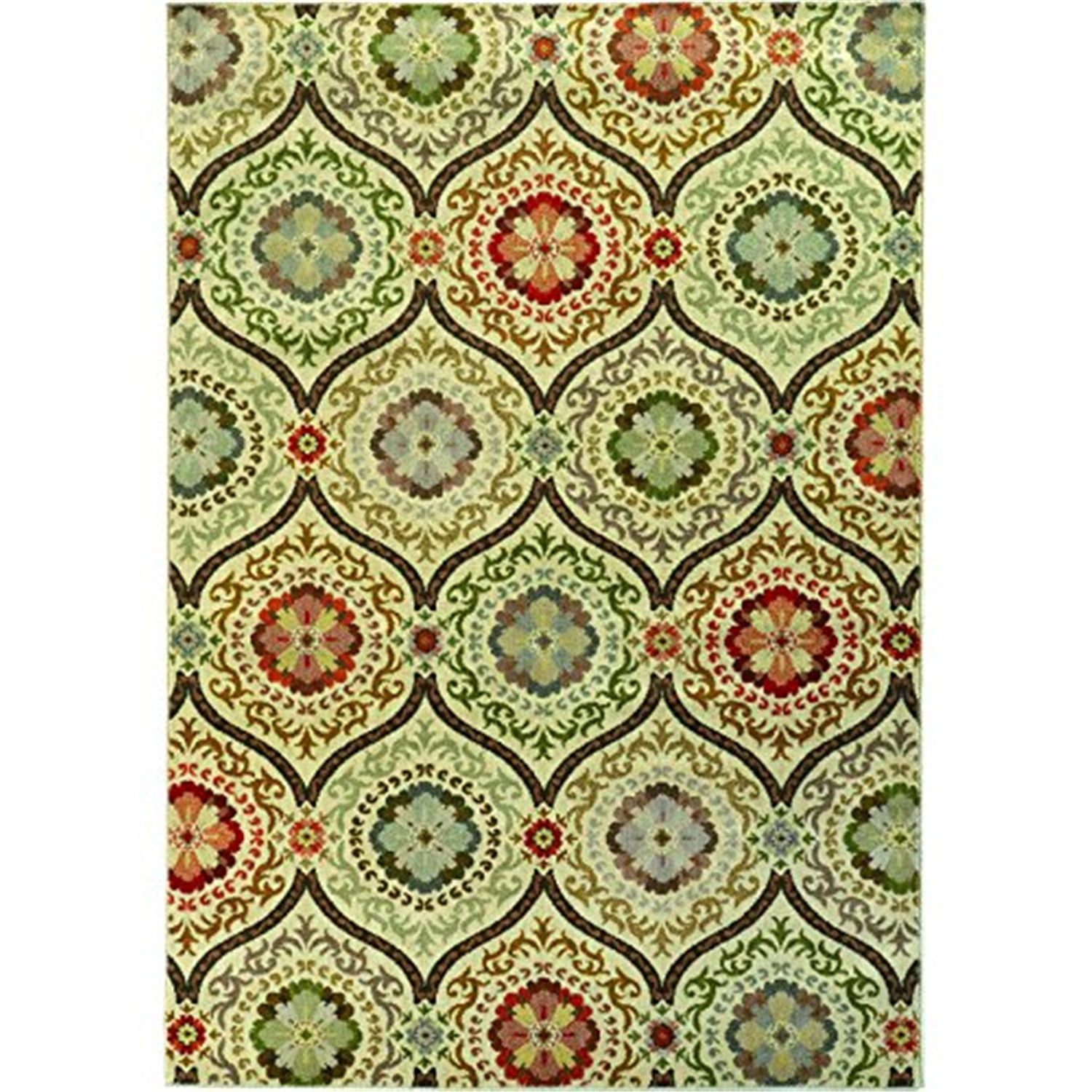 Sphinx Casablanca Area Rugs - 5324A Contemporary Brown Curves Scrolls ...