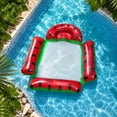 Inflatable Pool Bed - Ergonomic Floating Chair, Heavy Duty Water ...
