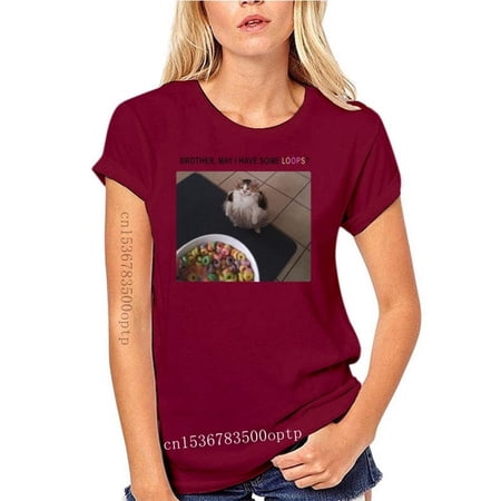 Camiseta de nuevo hermano May I Have Some Loops Meme Funny Brother Cat ...