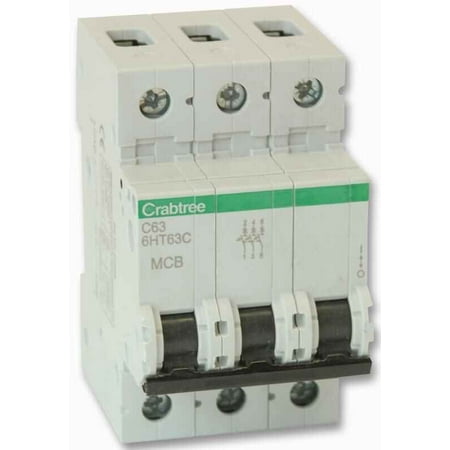 CRABTREE - 63A TP MCB, C Curve 10kA | Walmart Canada