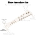 Yucurem Bike Chain Wear Indicator Ruler Cycling Chains Gauge ...