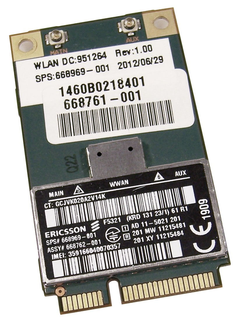 HP 668969-001 Ericsson F5321 HSPA+ WWAN module with GPS - Walmart.com
