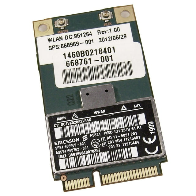 HP 668969-001 Ericsson F5321 HSPA+ WWAN module with GPS - Walmart.com