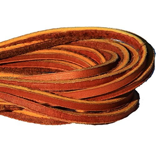 Rawling High Quality Leather Laces For Boots And Shoes, 36, Tan ...
