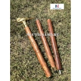 Walking Stick Gold Swan with Brown Beech Wood Shaft | Agatha Christie's ...