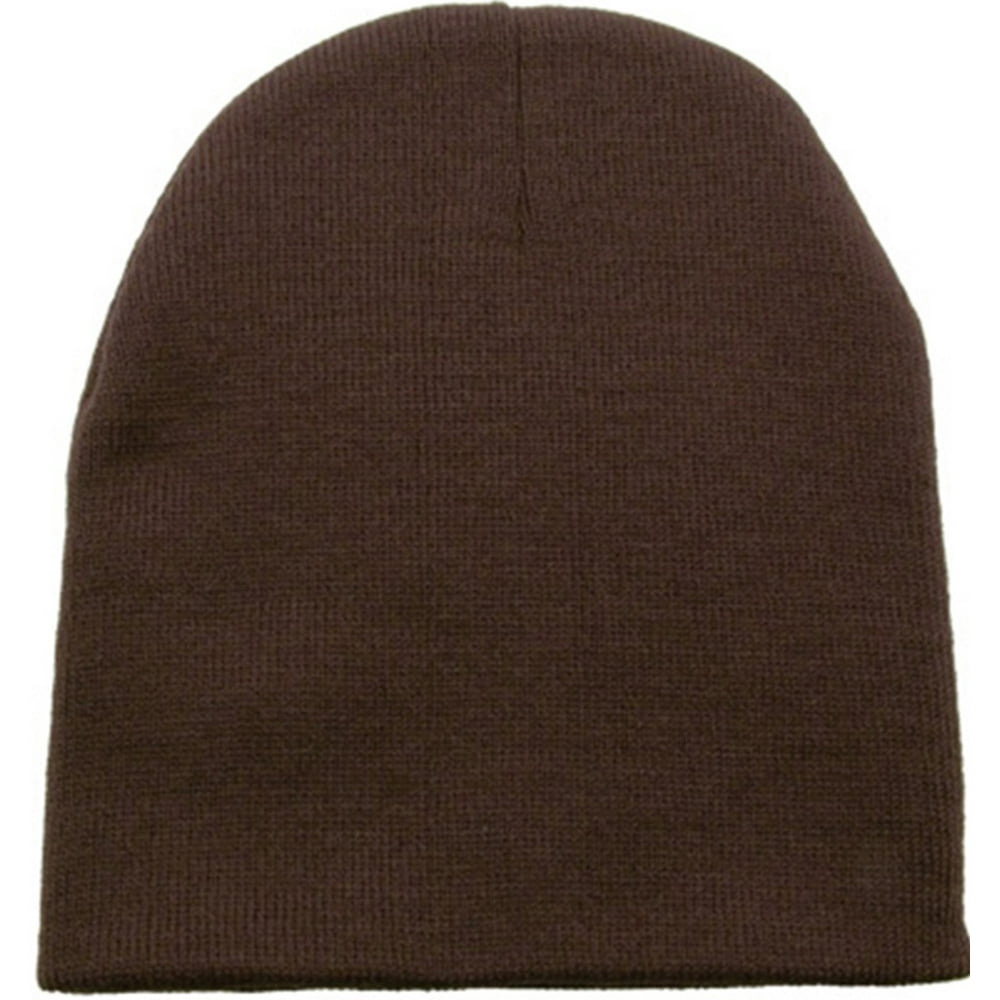 Men / Women's Winter Knit Ski & Snowboard Beanie Hat, 1036_Brown ...