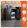 31.5" H Garage Storage Cabinet with 2 Shelves, Metal Cabinet with Lock ...