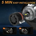 QUAYUB Bright White H15 Headlight High Beam DRL LED Bulbs 2PCS For ...