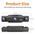 4-Channel 4K Dash Cam with 32GB SD Card, 360 Degree Car Camera Recorder ...