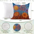 2 Pack Outdoor Throw Pillow Covers, Square Waterproof Decorative Pillow ...
