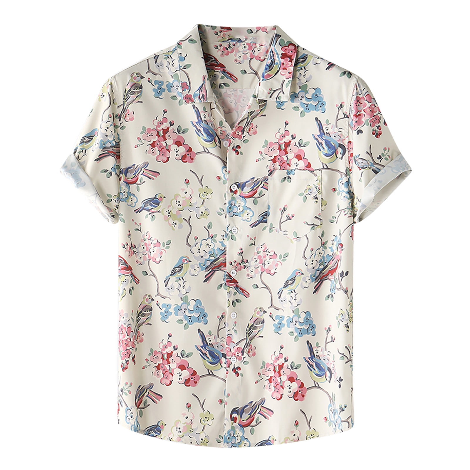 Click here for Cehvom Summer Shirt Printing Casual Mens Short Sle... prices