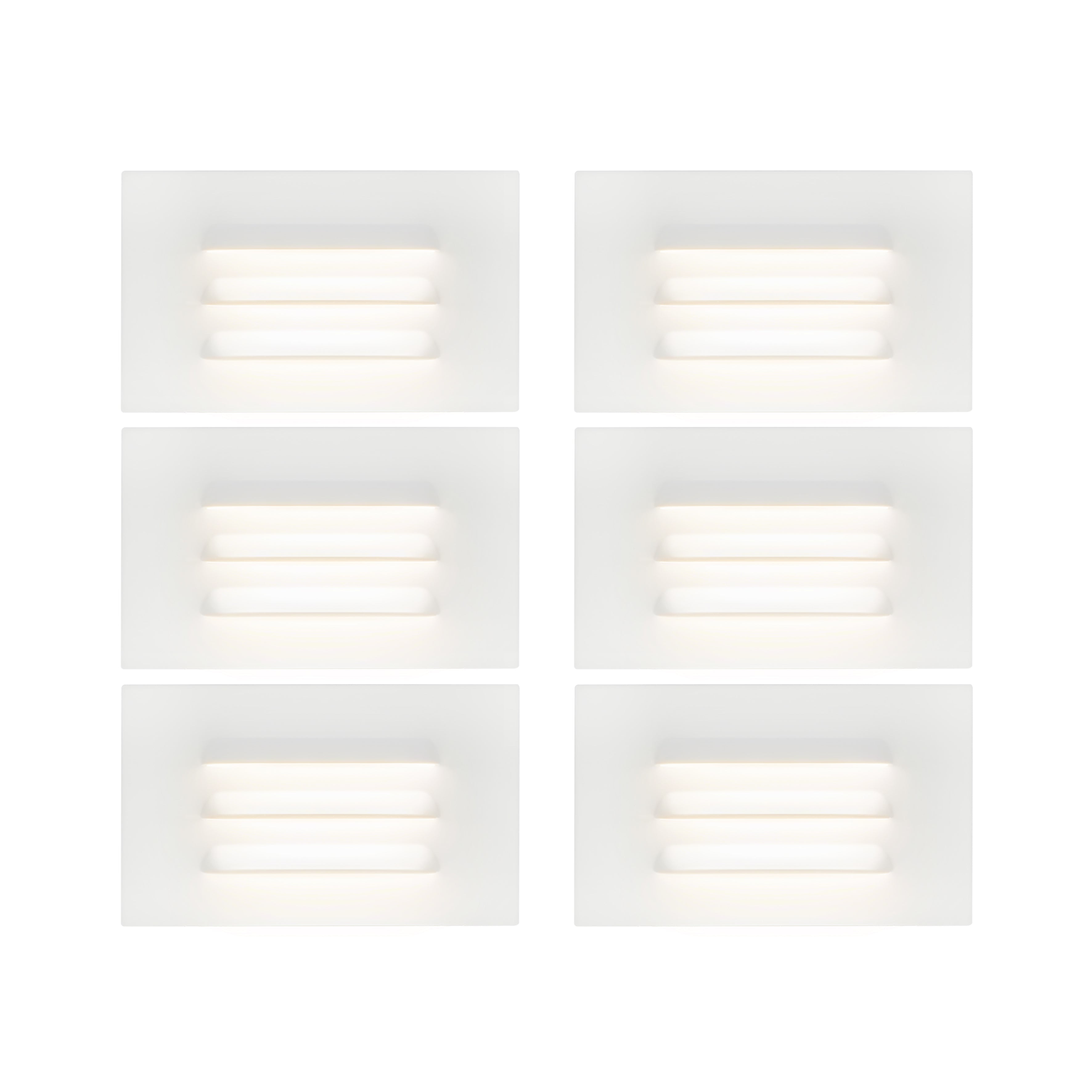 GKOplus 120V 110LM Dimmable LED Step Lights Indoor Outdoor, 3.5W Anti ...