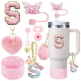 9PCS Cup Accessory Set for Stanley 30oz 40oz Butterfly Straw Cover Cap ...