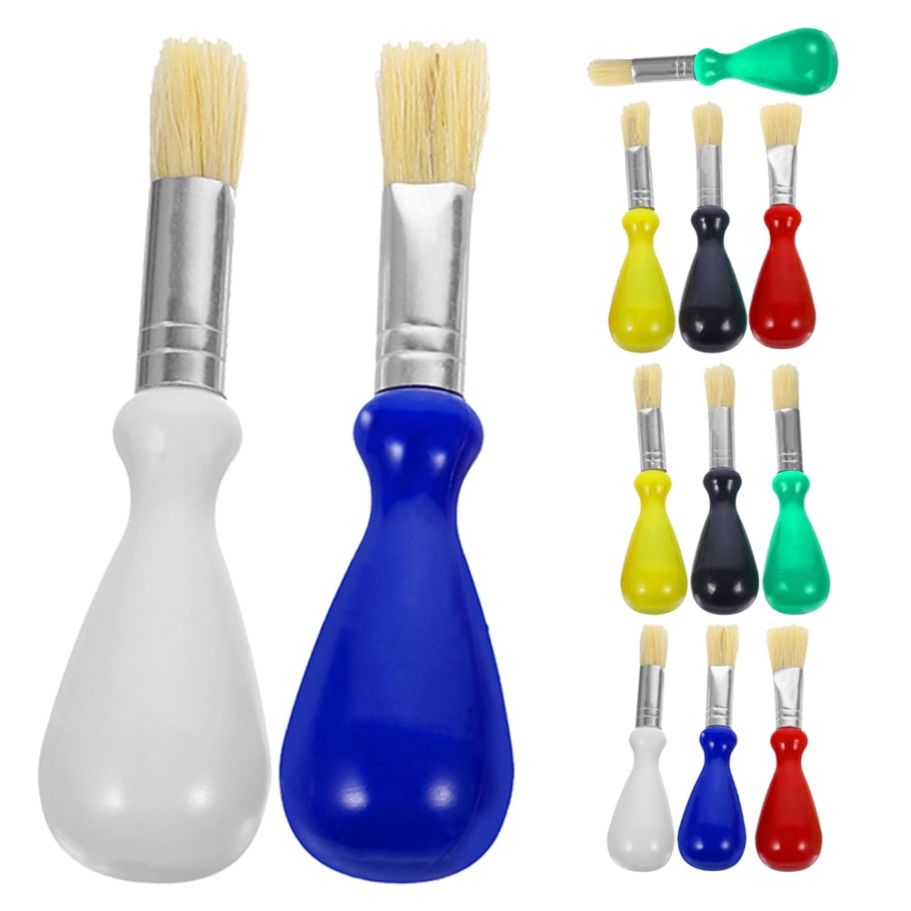 Click here for Shisuyan 12pcs Kids Paint Brushes Ergonomic Handle... prices