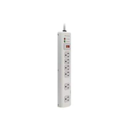 Belkin SurgeMaster Home Series - Surge protector - output connectors: 6 ...