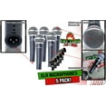 Fat Toad 5 Pack Studio Recording Microphones with Clips, Unidirectional ...
