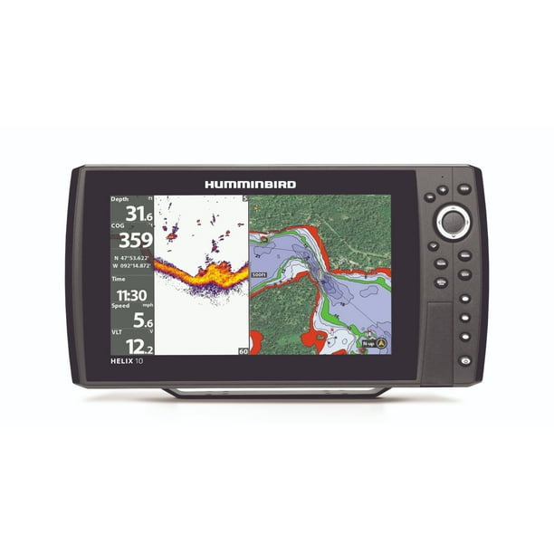 Humminbird 4114001 Helix 10 Chirp Fishfinder Chartplotter GPS G4N ...
