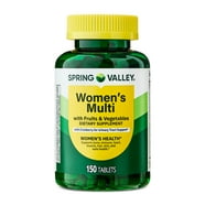 Spring Valley DHA and Folic Acid Prenatal Multivitamin Dietary ...