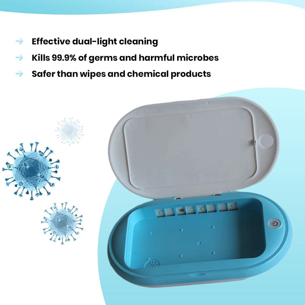 UV Light Sanitizer - Cell Phone Sanitizer Sterilizer Cleaner Box for ...