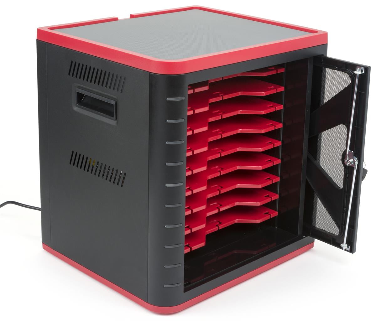 Displays2go Multiple Tablet Charger, Locking Security Cabinet, iPad ...