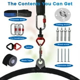 LOGYAT Aerial Hoop, Lyra Hoop 85CM, 1 Ceiling Anchor, 3 Locking ...