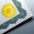 15 Sheets Gold Foil Paper Picture Stickers Round Dot Decorative ...