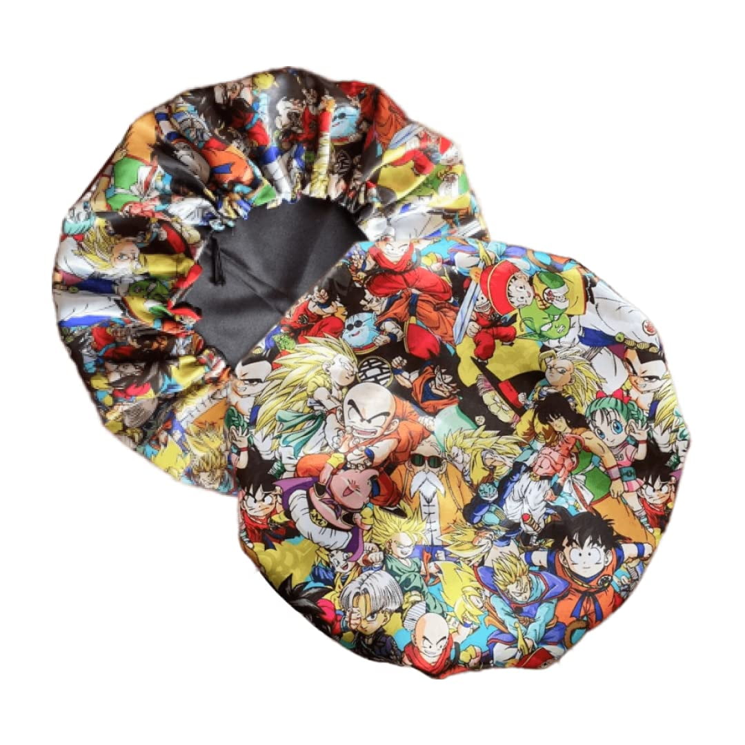 Silky Design Bonnet with Elastic Soft Band, Hair Braid Adjustable Women ...