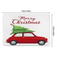 Merry Christmas Red Car Tree Carpet Style Living Room Bedroom Rug Soft ...