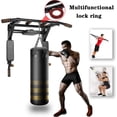 Pull Up Bar Wall Mounted Chin Up Bar Multi-Grip Full Strength Workout ...