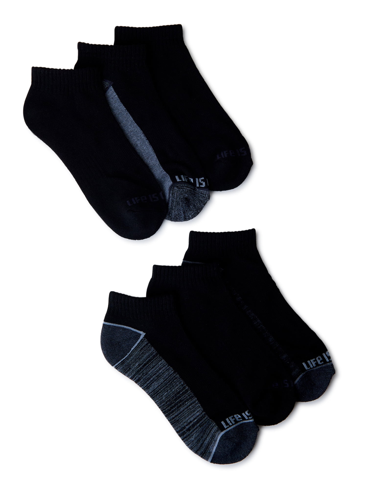 Life is Good Men's Athletic Ankle Socks, 6-Pack - Walmart.com