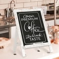 Framed Tabletop Chalkboard Sign 10" x 14" Magnetic Chalkboards Rustic ...