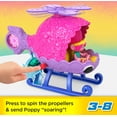 Imaginext Dreamworks Trolls Poppy Figure And Toy Helicopter For ...