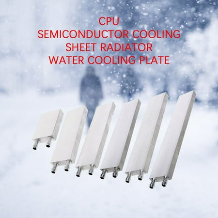 Cpu Semiconductor Cooling Plate Radiator Water Cooling Plate Internal ...